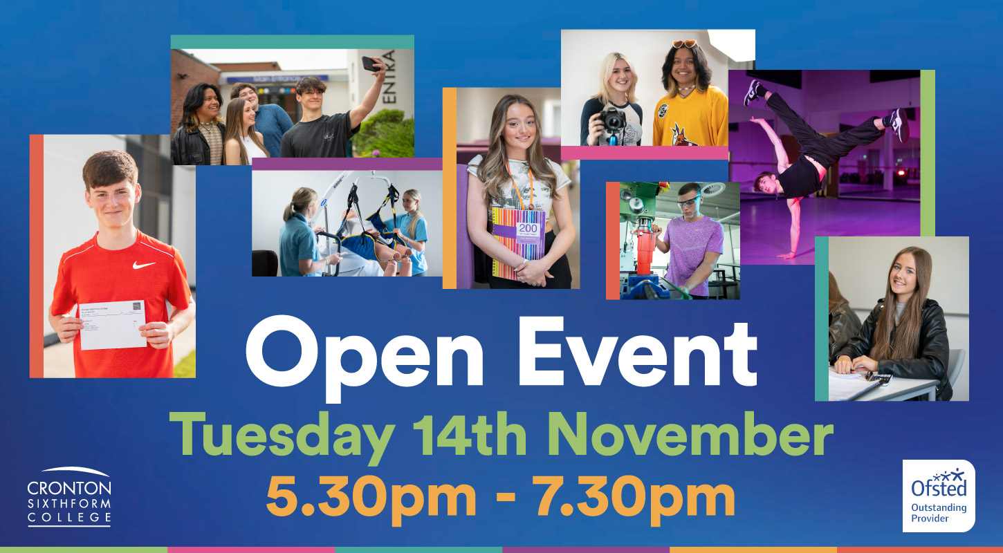 Cronton Sixth Form College - A Level Courses & Vocational Education