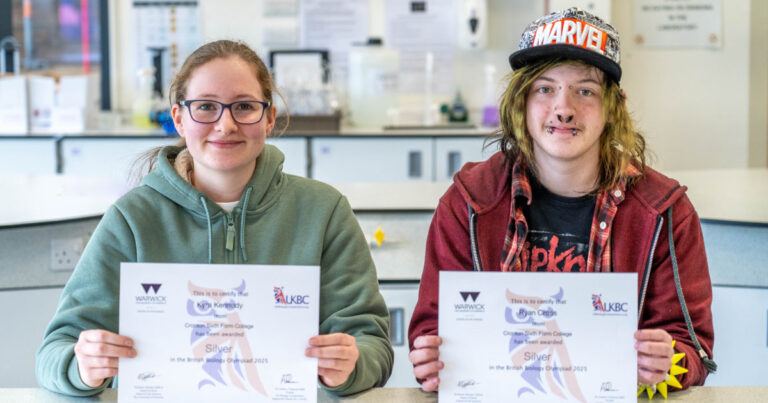 British Biology Olympiad Success - Cronton