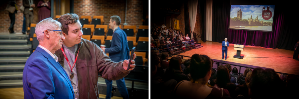 An Inspiring Visit from Lord Storey at Cronton Sixth Form - Cronton